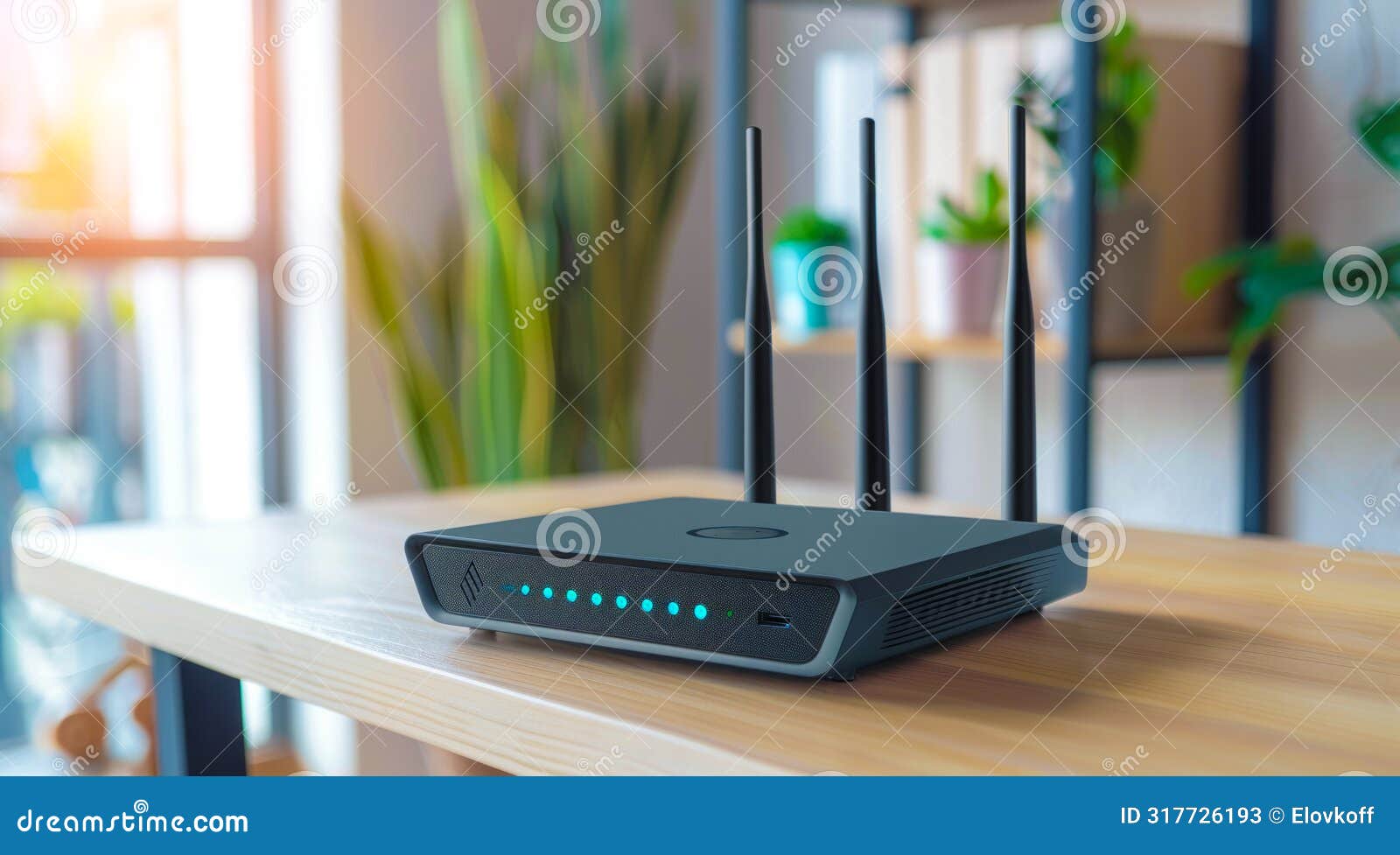 Advanced Fast Broadband Wireless Router. Concept of New Technology and ...