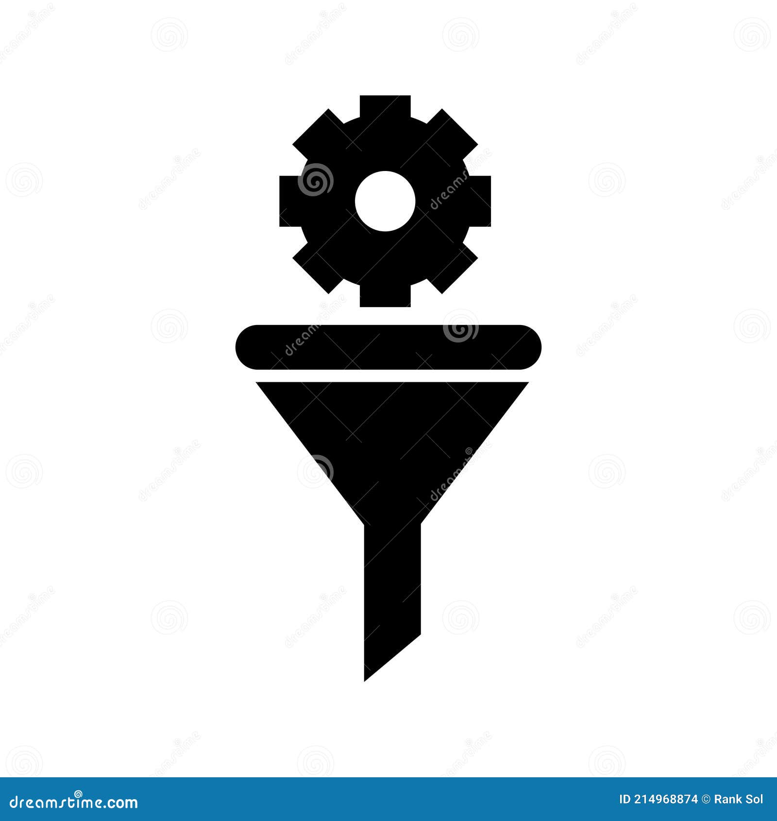 Advanced Filter Vector Icon Which Can Easily Modify or Edit Stock ...