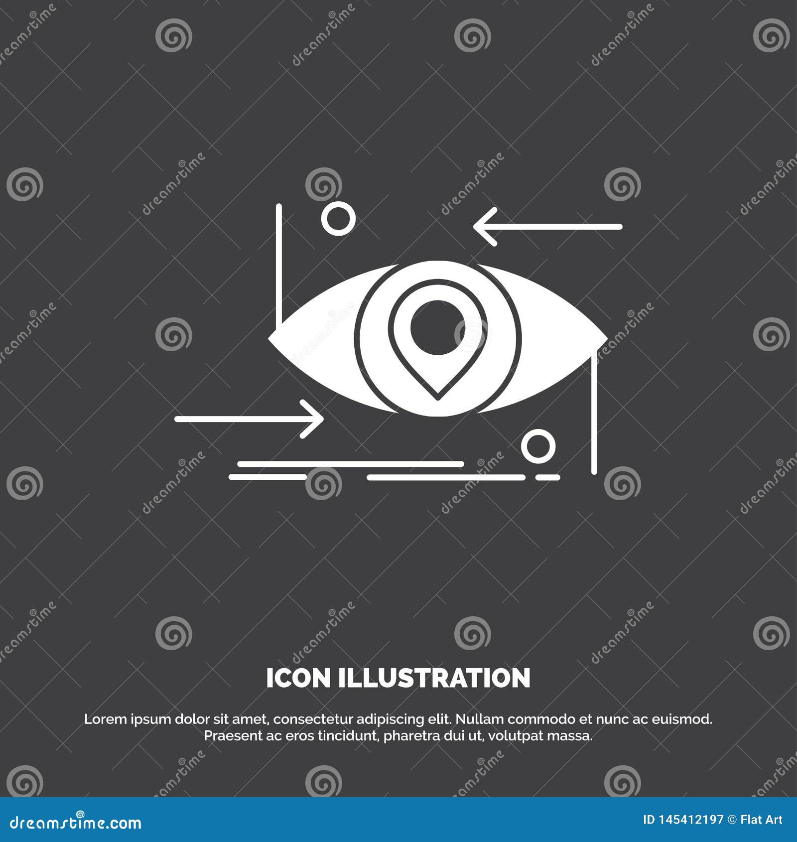 Advanced, Future, Gen, Science, Technology, Eye Icon. Glyph Vector ...