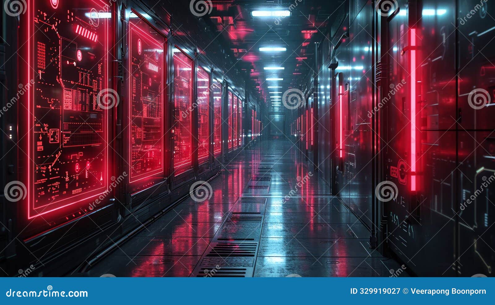Advanced Futuristic MRI Scanner In A High-tech Medical Room With ...