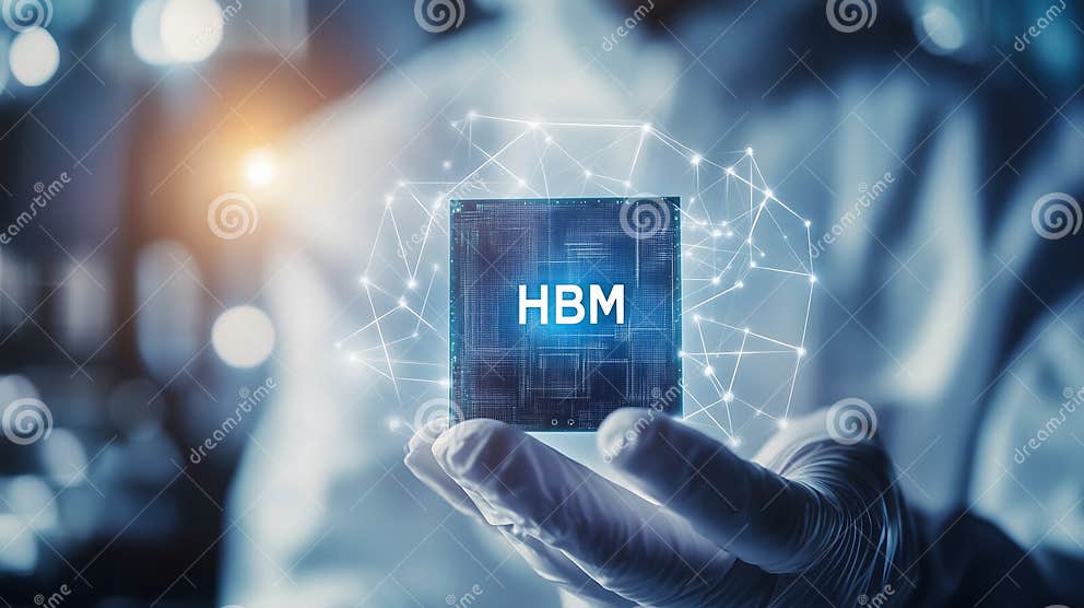 Advanced HBM Chip Technology in Scientist S Hand, Representing High ...