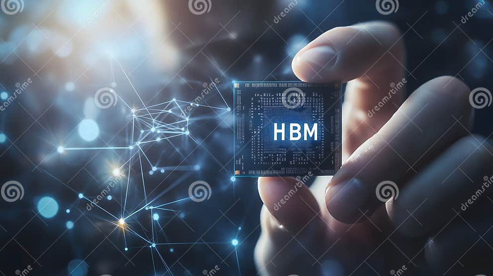 Advanced HBM Chip Technology in Scientist S Hand, Representing High ...