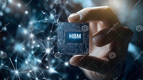 Advanced HBM Chip Technology in Scientist S Hand, Representing High ...