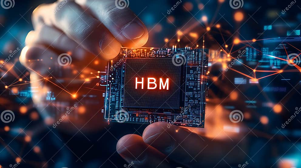 Advanced HBM Chip Technology in Scientist S Hand, Representing High ...