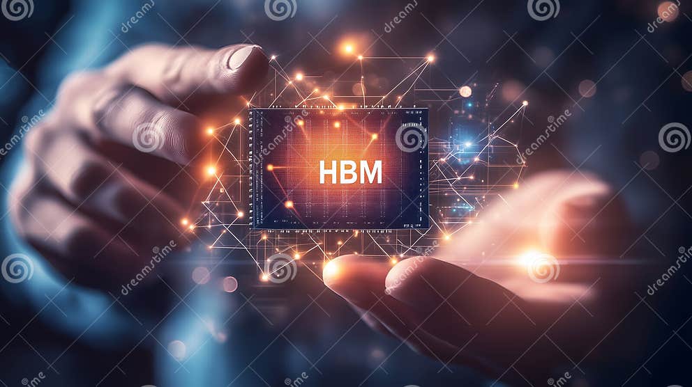 Advanced HBM Chip Technology in Scientist S Hand, Representing High ...