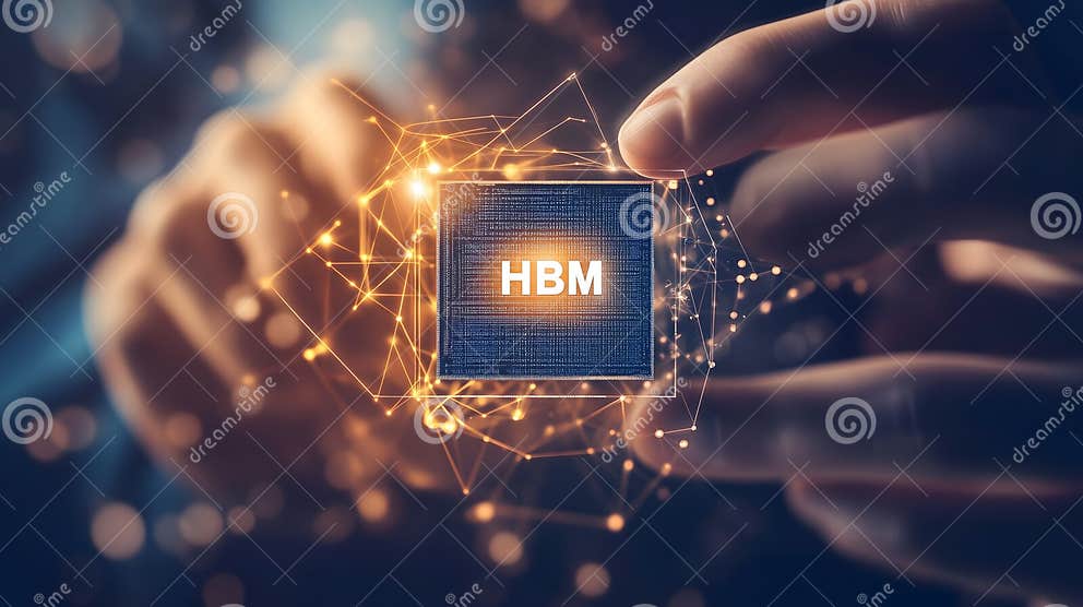 Advanced HBM Chip Technology in Scientist S Hand, Representing High ...