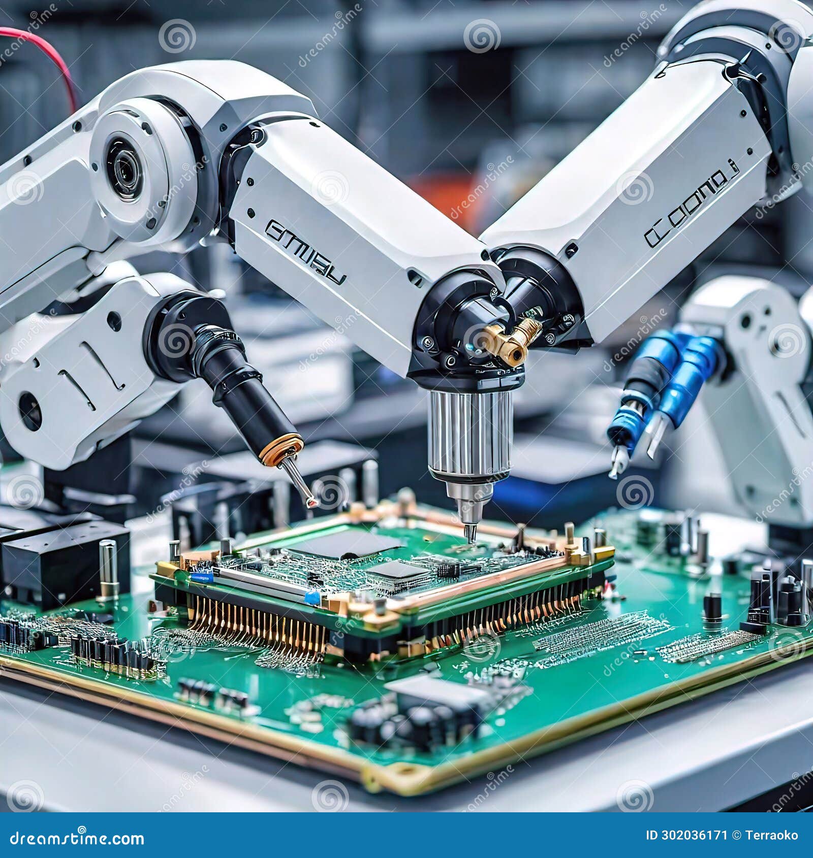 Advanced High-precision Robotic Arms on a Fully Automated Assembly Line ...