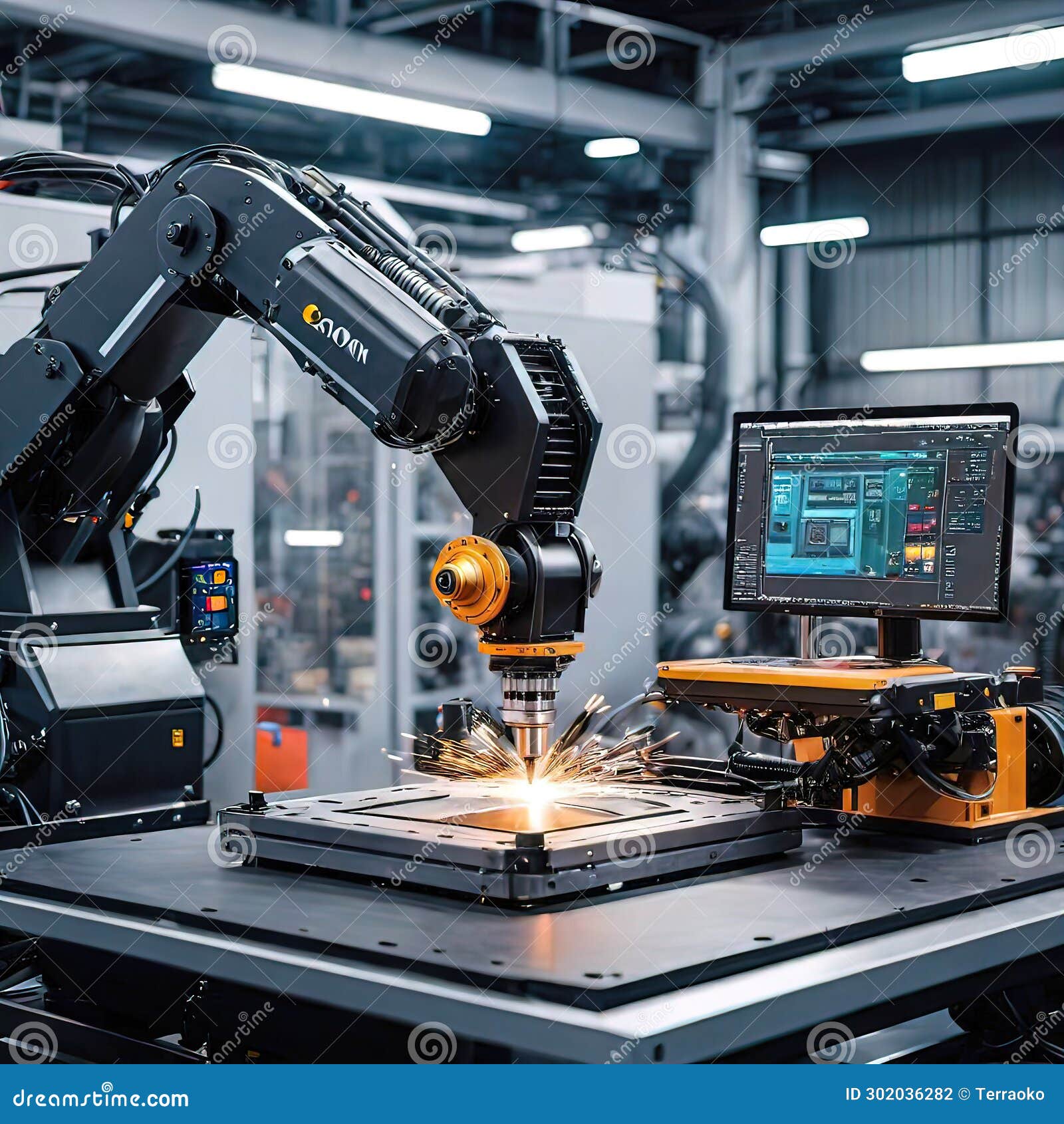 Advanced High-precision Robotic Arms on a Fully Automated Assembly Line ...
