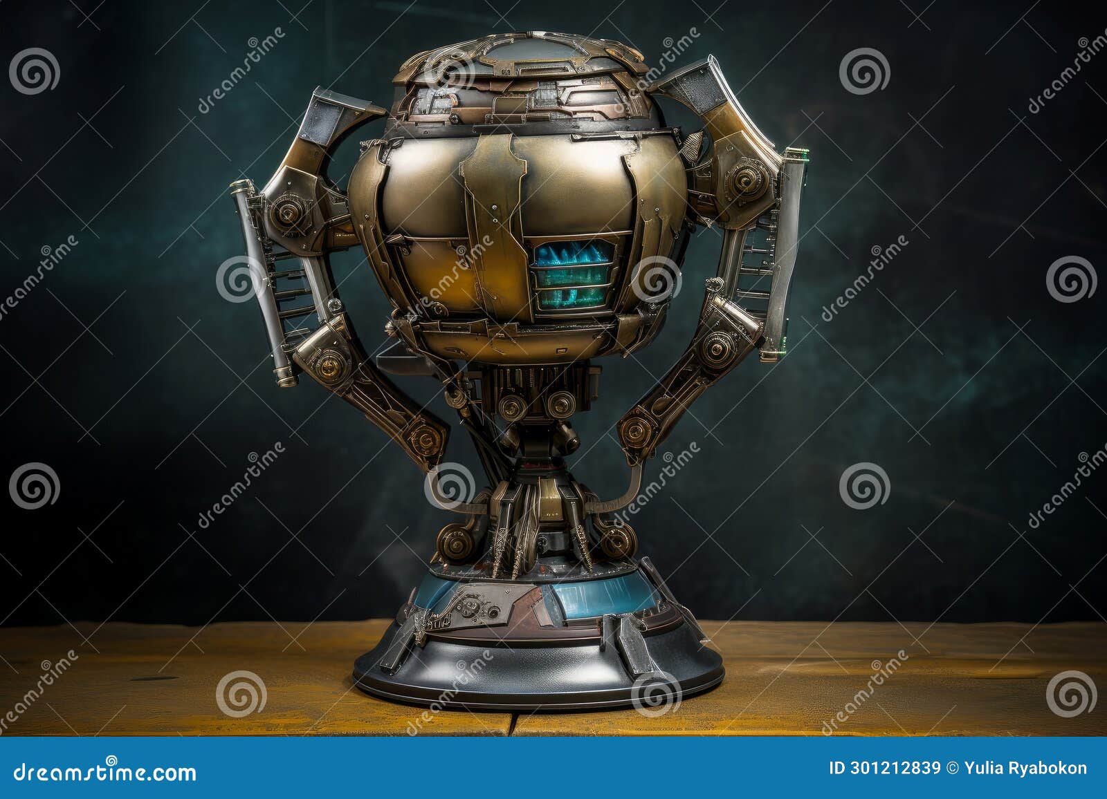 Advanced High Tech Trophy. Generate Ai Stock Illustration ...