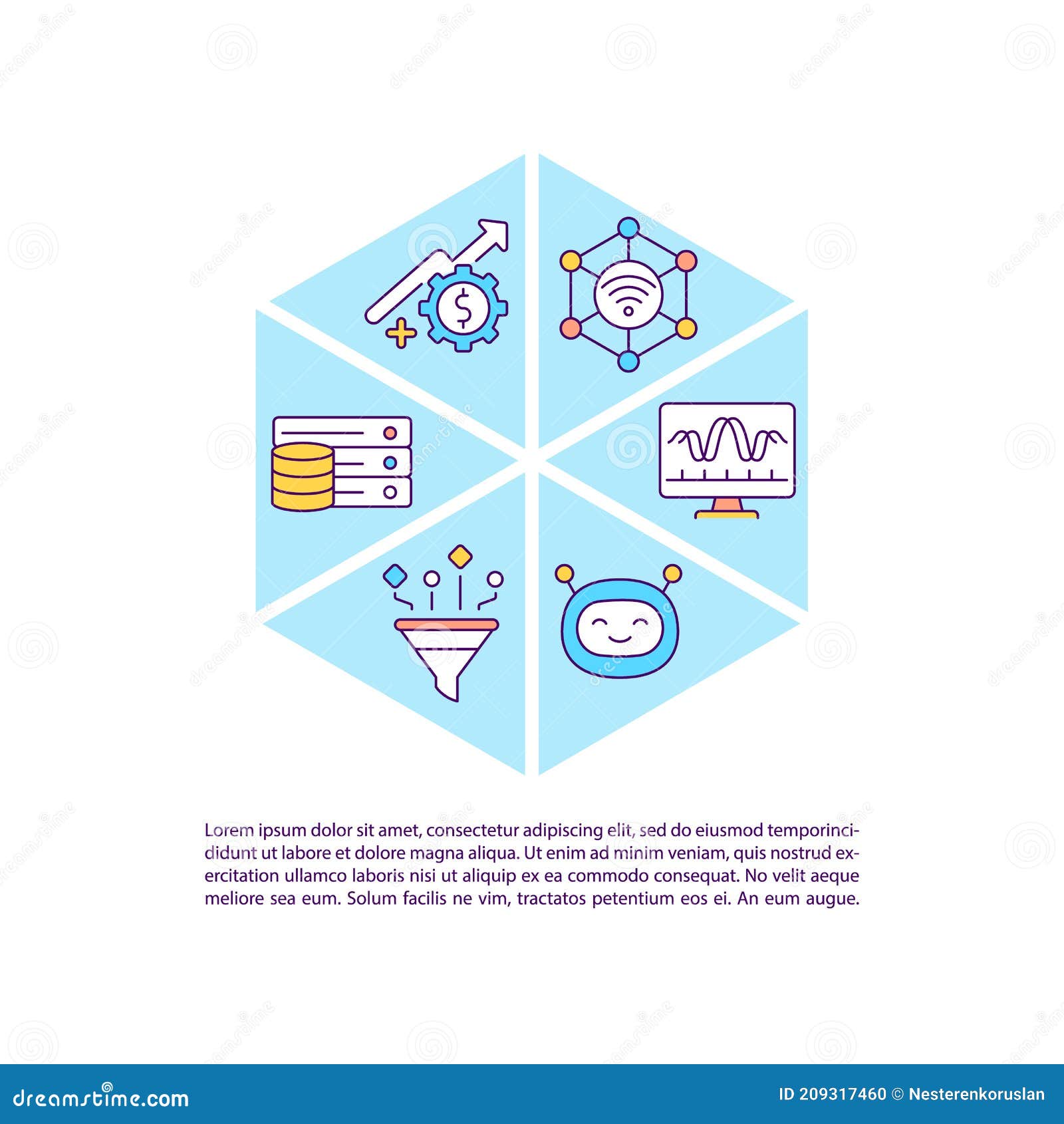 Advanced Human-machine Interfaces Concept Icon with Text Stock Vector ...