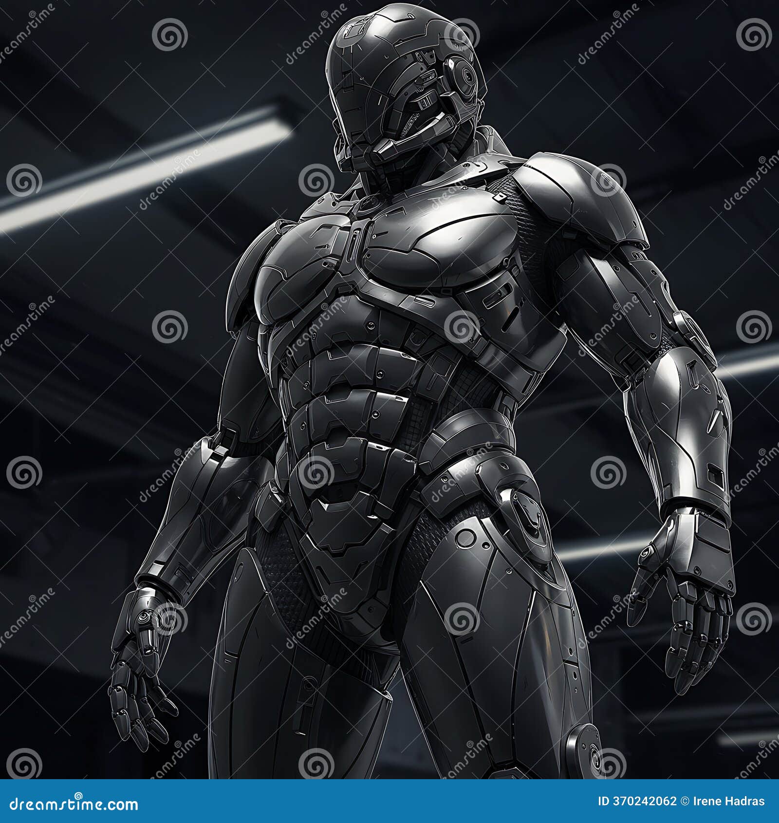 Advanced Humanoid Robot With AI Technology Stock Photo | CartoonDealer ...