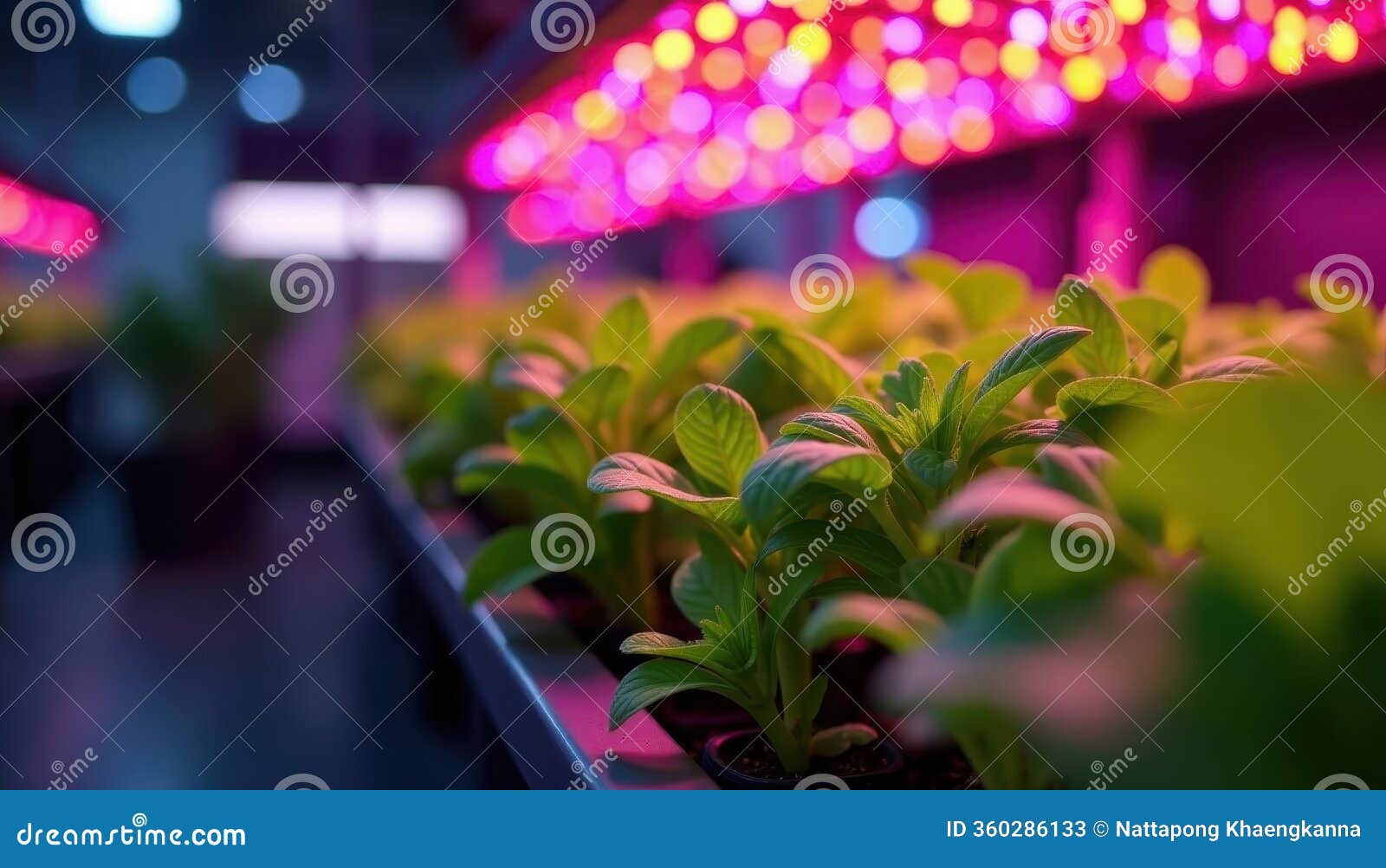 Advanced Hydroponic System with LED Grow Lights, Vertical Farming ...