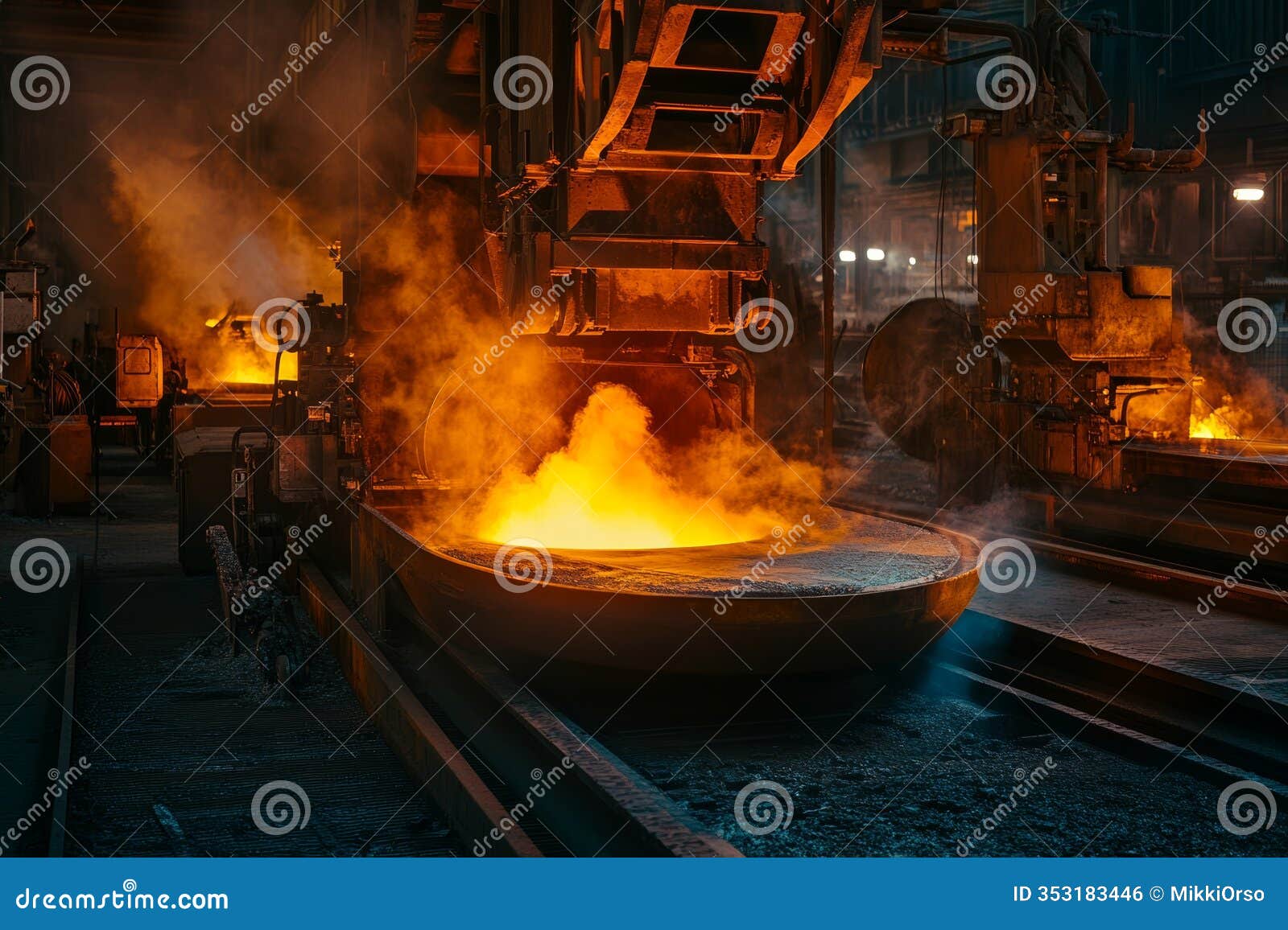 Advanced Industrial Machinery Demonstrating Precision Metalwork and ...