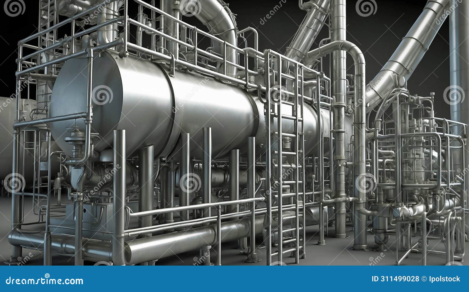 Advanced Industrial Machines in Operation. Ideal for Manufacturing ...