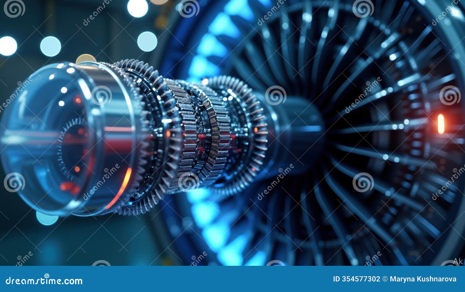 Advanced Jet Engine Components in Detailed View. Propulsion Tech Team ...