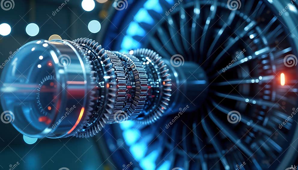 Advanced Jet Engine Components in Detailed View. Propulsion Tech Team ...