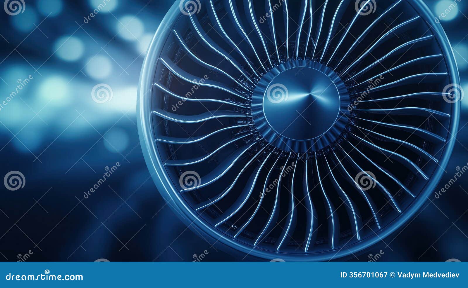 Advanced Jet Engine Design Detailed Close Up View. Propulsion Tech Team ...