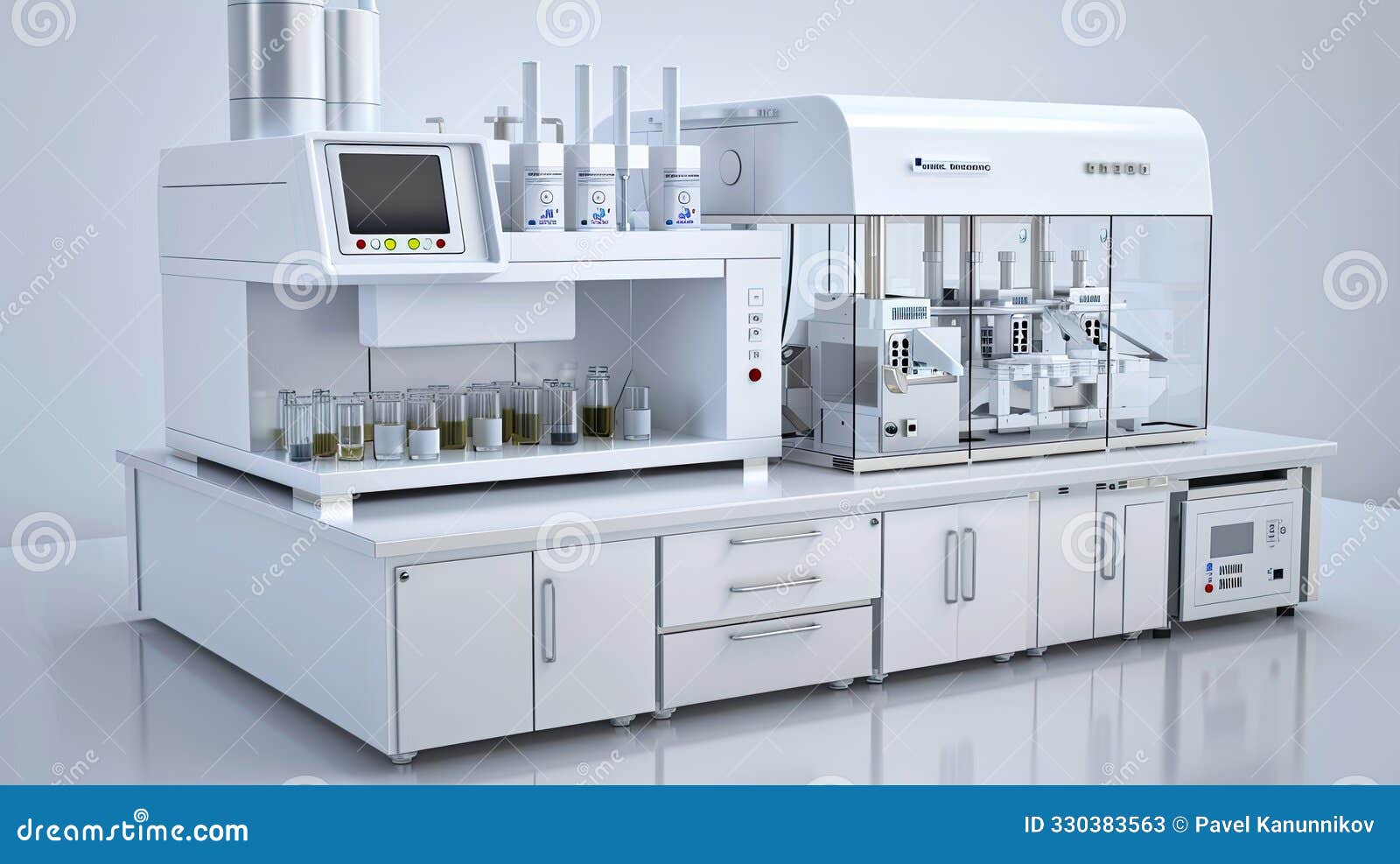 Advanced Laboratory Equipment for Precise Analysis Stock Image - Image ...