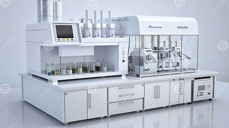 Advanced Laboratory Equipment for Precise Analysis Stock Image - Image ...