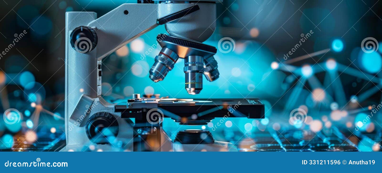 An Advanced Laboratory With Robotic Arms Conducting Experiments In A ...