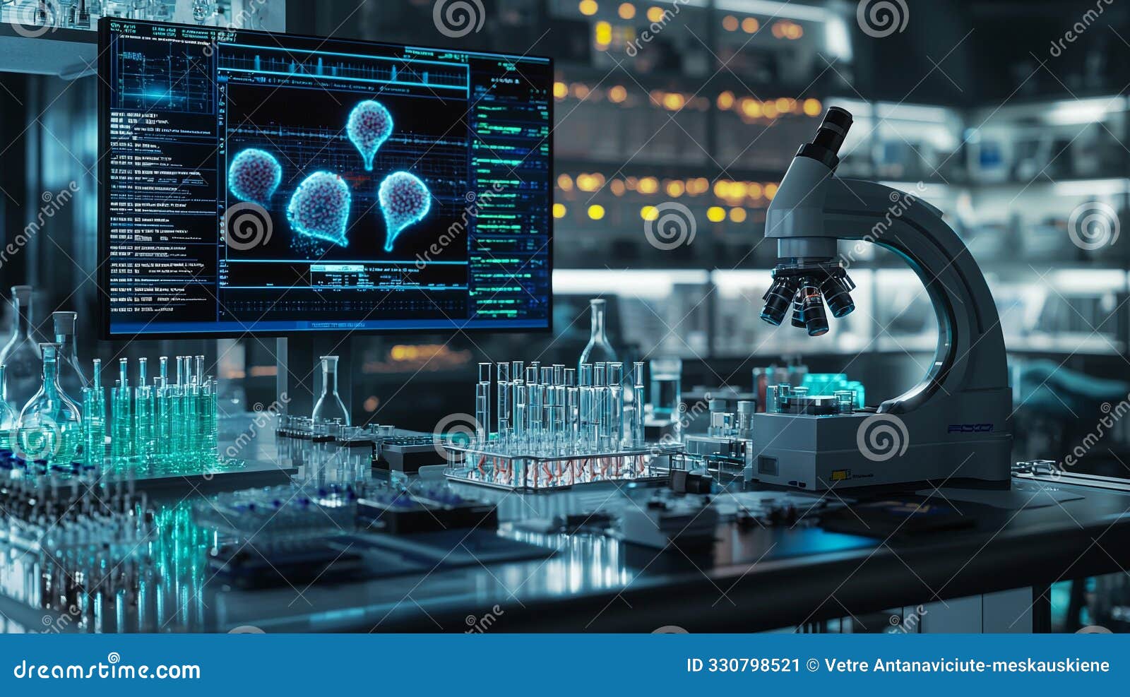 Advanced Laboratory Research Stock Image - Image of innovation ...