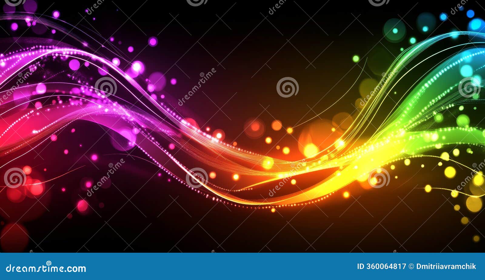 Advanced Large Data Stream. Digital Data Flow Movement. 3D Illustration ...