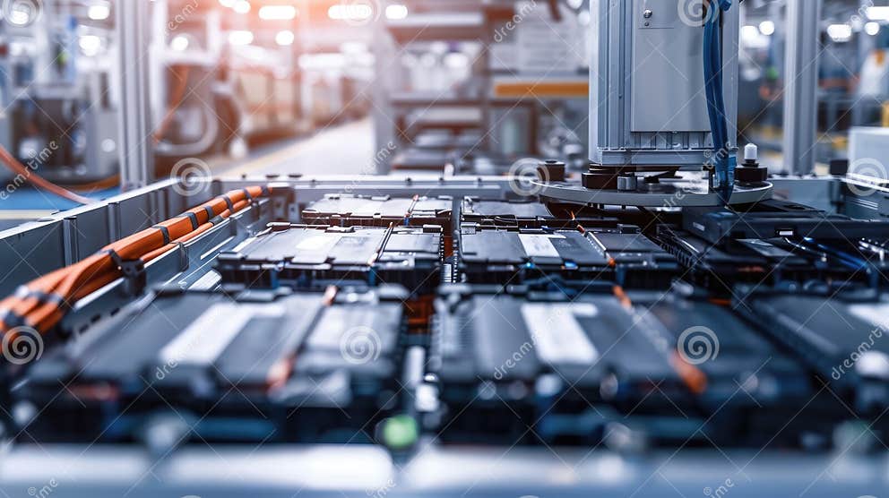 Advanced Machinery Assembling Battery Packs in a State-of-the-art ...