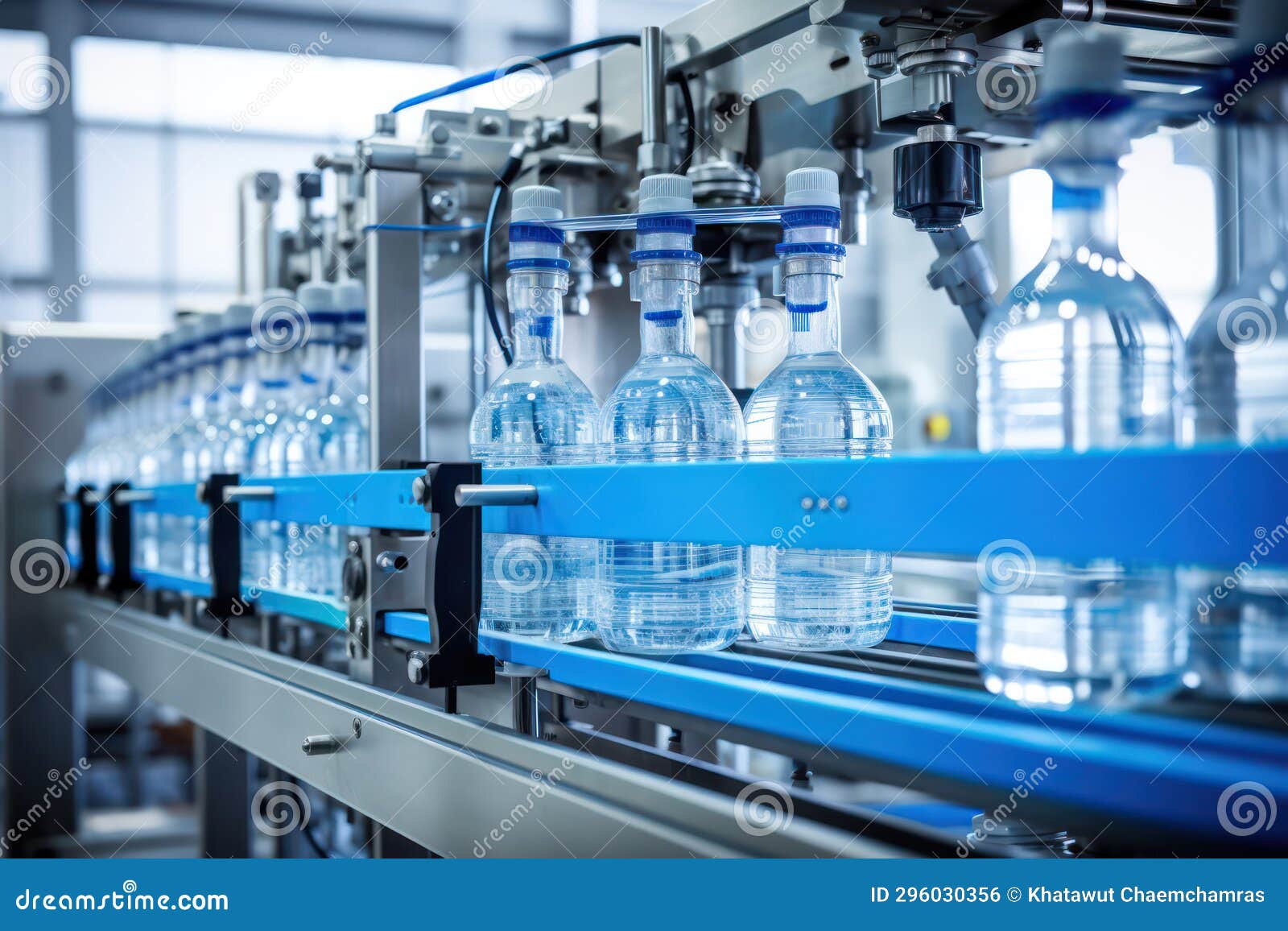 Advanced Machinery for Drinking Water Production Stock Illustration ...