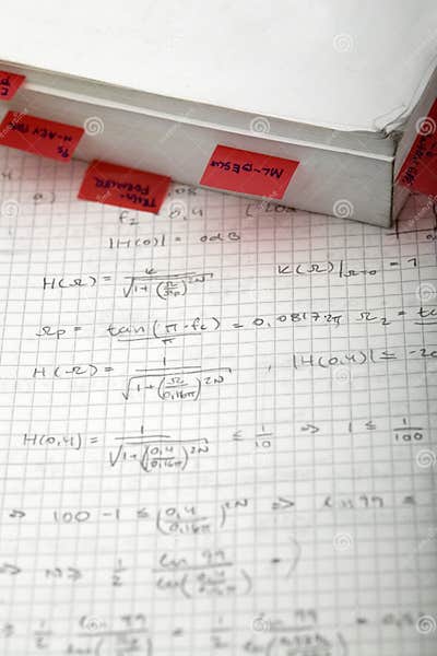 Advanced Math and Book stock image. Image of calculus - 3343097