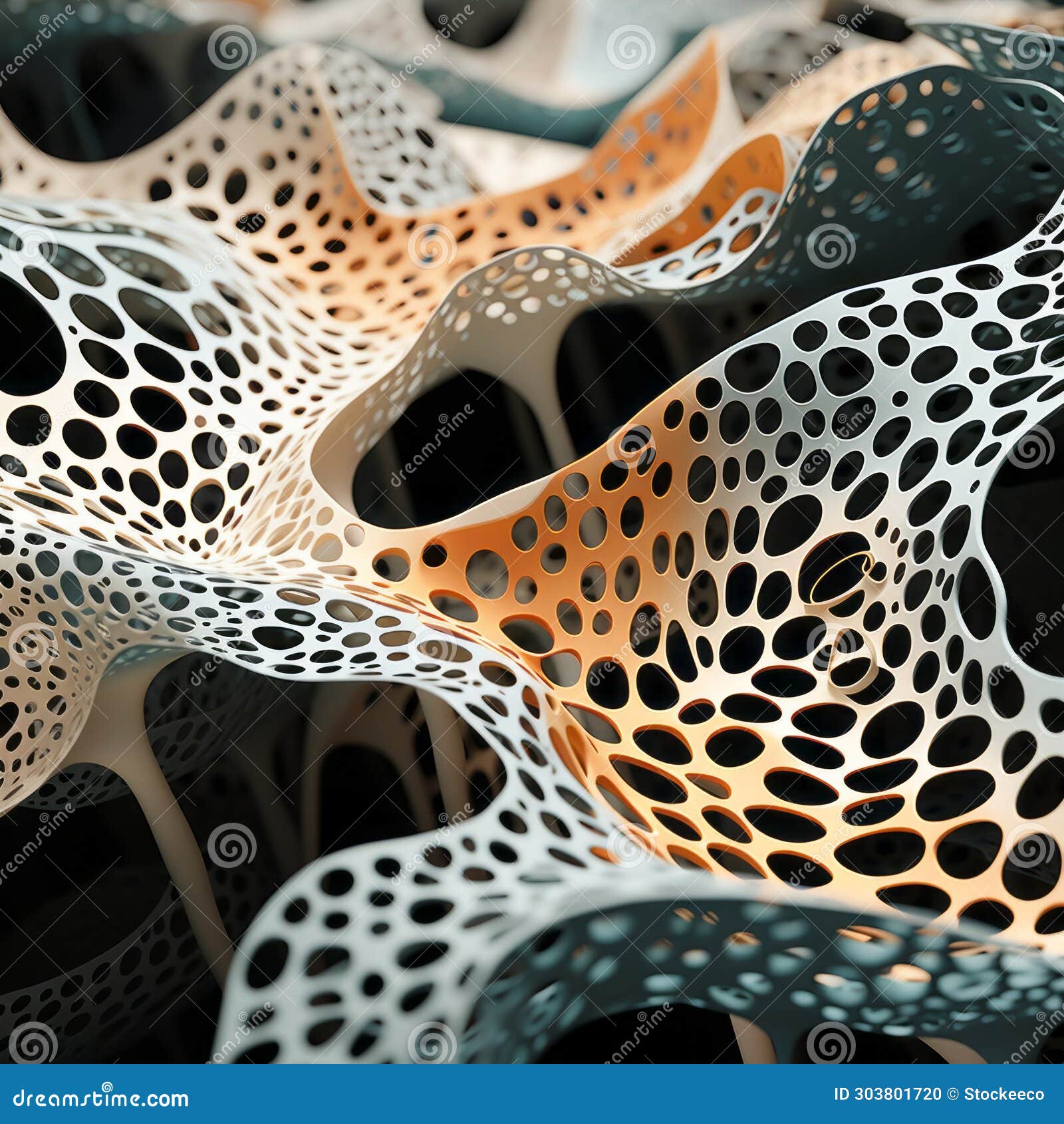 Advanced Method for Creating Textured Organic 3d Designs Stock ...