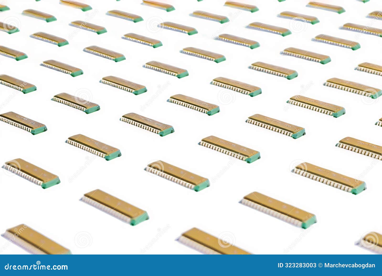 Advanced Microprocessors on Production Line at Conveyor Belt. AI Content Generation. Stock ...