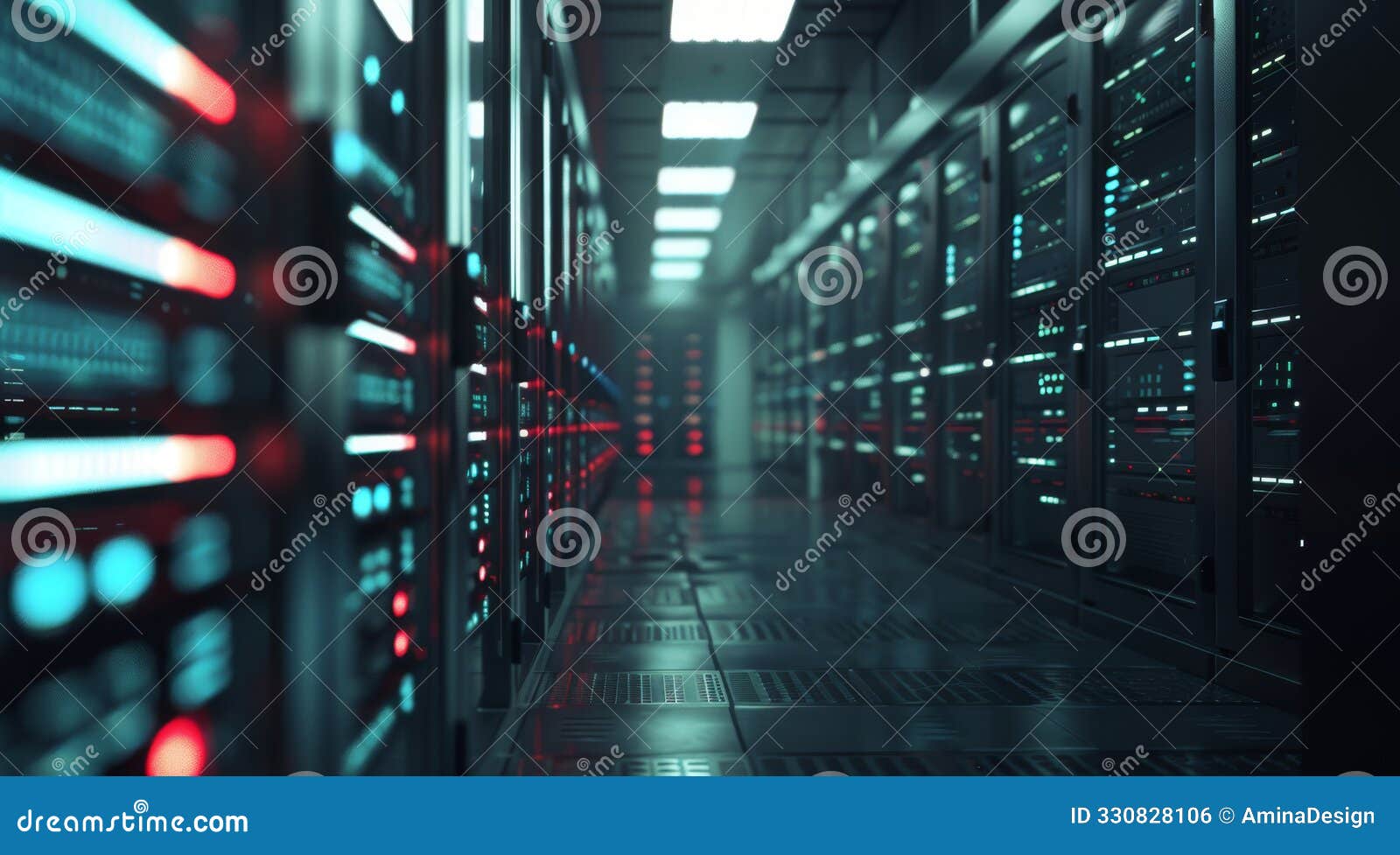 An Advanced Modern Data Center Infrastructure that is Equipped with ...