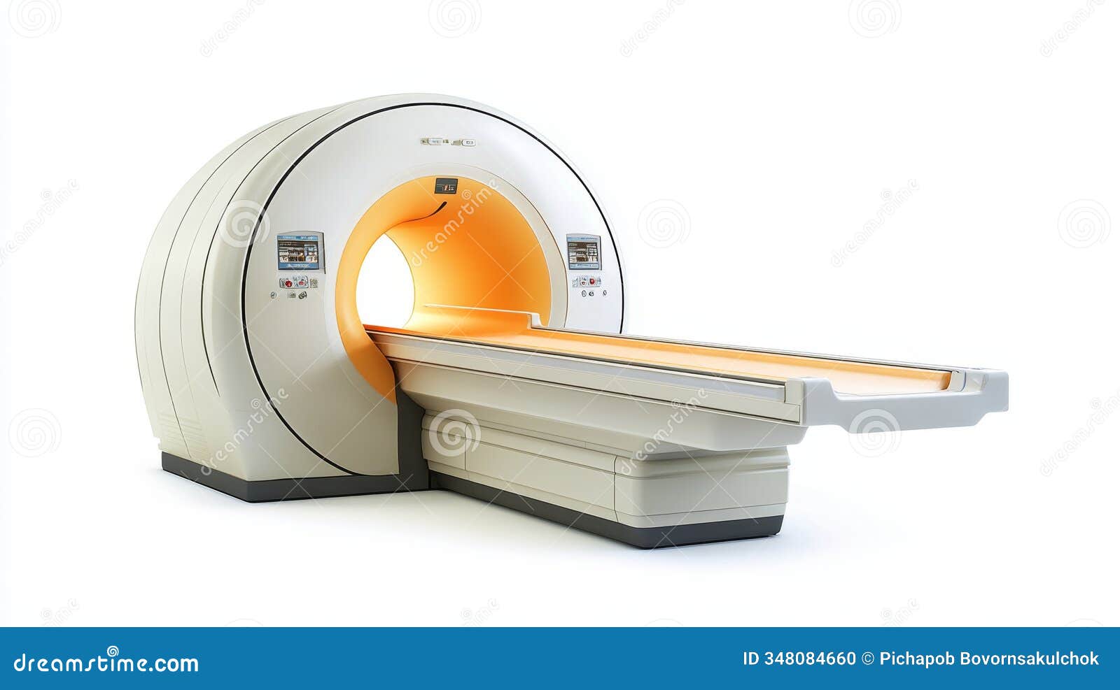 Advanced MRI Machine in Modern Medical Facility with Bright Display ...