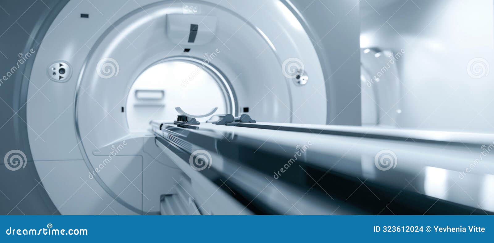 Advanced MRI Machine in Modern Medical Facility. Generative Ai Stock ...