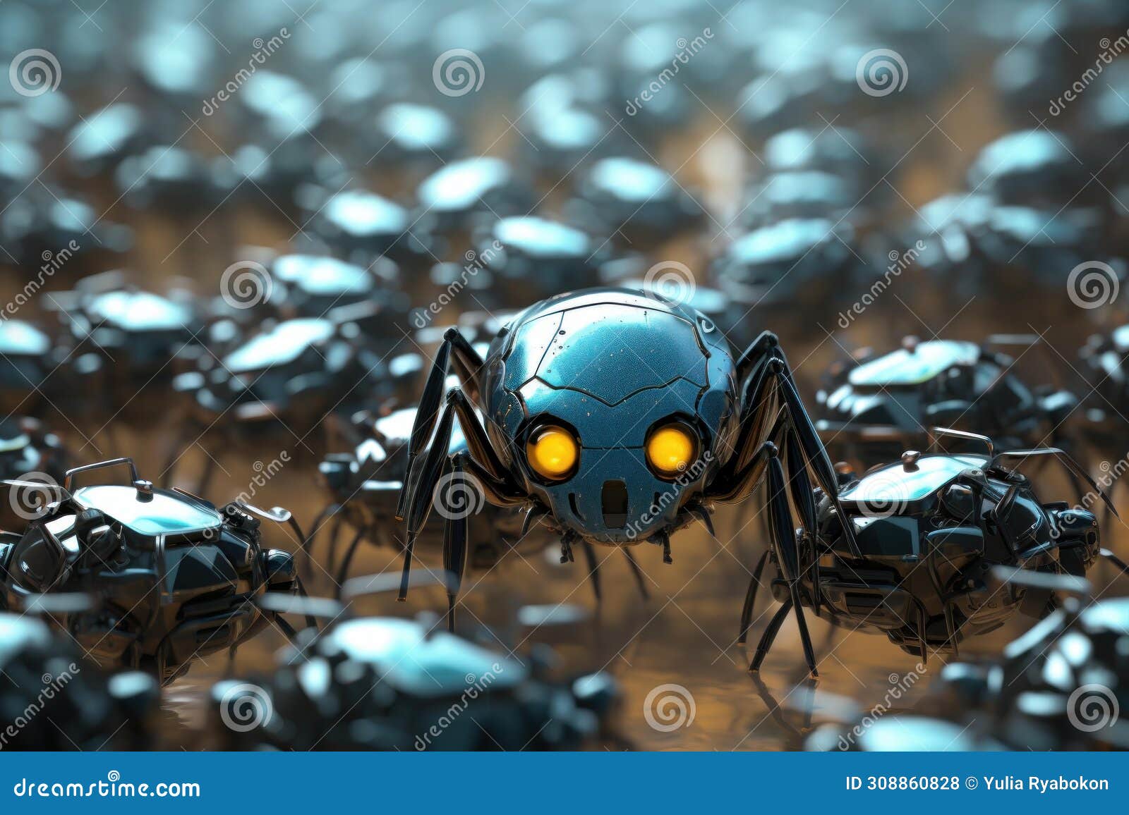 Advanced Nano Bot. Generate Ai Stock Illustration - Illustration of ...