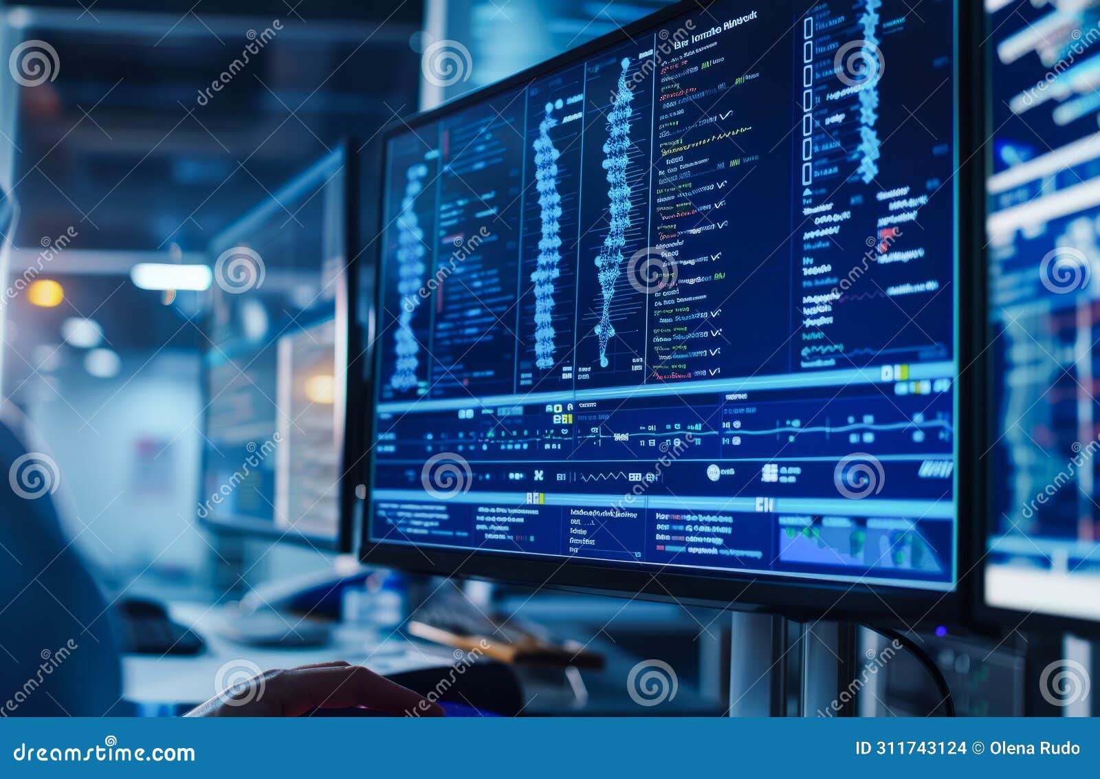 Advanced Neural Network Visualization on a Computer Monitor in a Modern ...