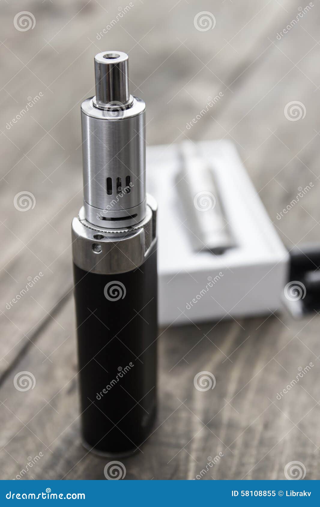Advanced Personal Vaporizer or E-cigarette. Stock Image - Image of ...