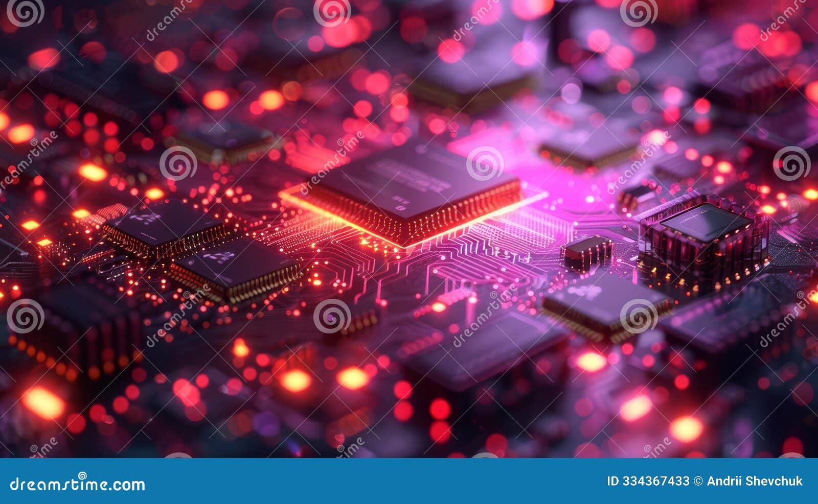Advanced Quantum Computing Lab Corridor Royalty-Free Stock Image | CartoonDealer.com #333926140