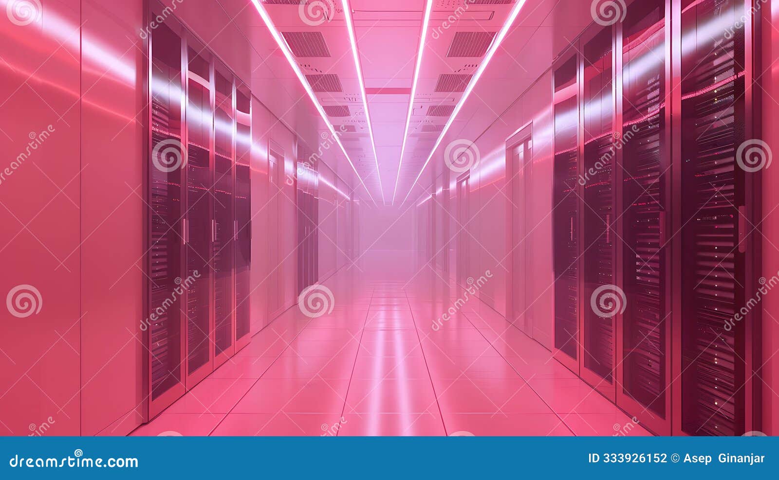 Advanced Quantum Computing Lab Corridor Royalty-Free Stock Image ...
