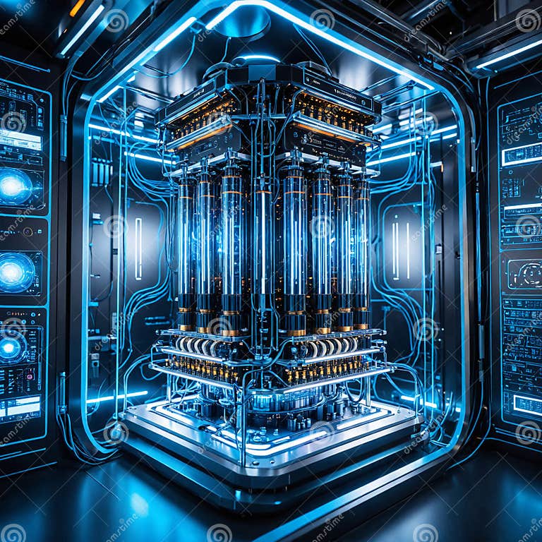 Advanced Quantum Computing Lab: the Future of AI and Technology Stock ...