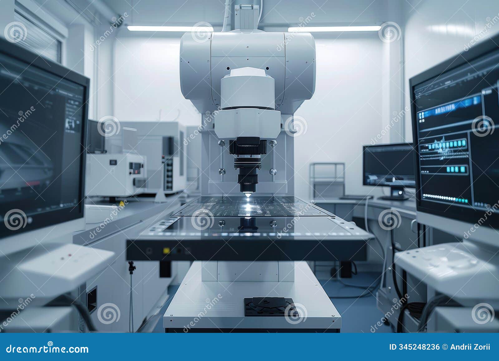 Advanced X-Ray Inspection Machine in High-Tech Industrial Laboratory ...