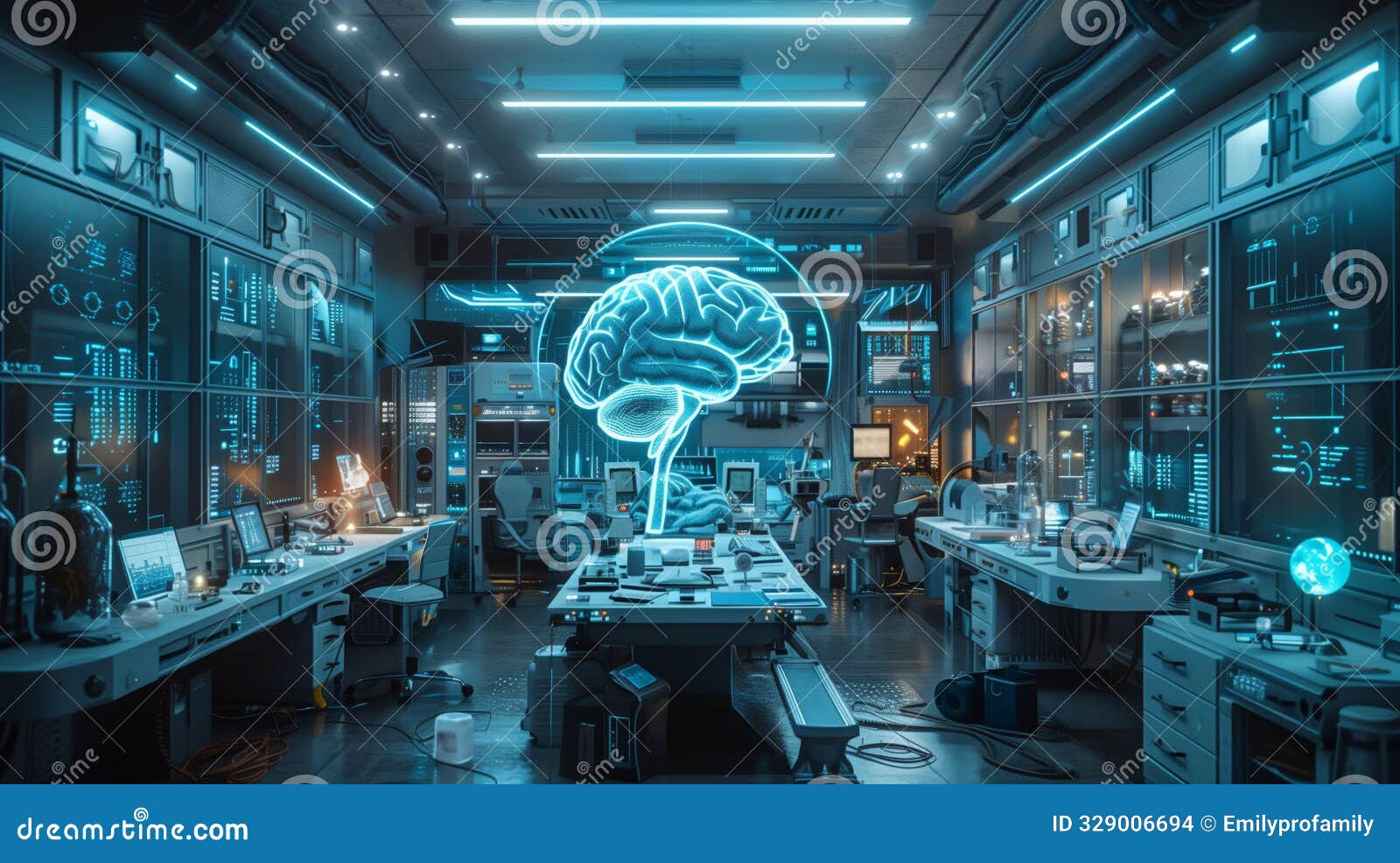 Advanced Research Laboratory Featuring Innovative Brain Visualization ...