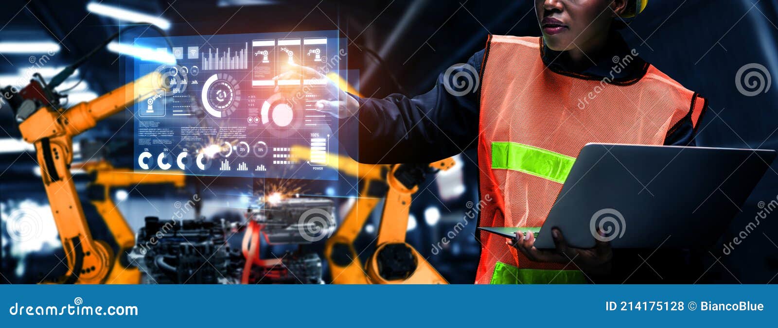 Advanced Robot Arm System for Digital Industry and Factory Robotic ...