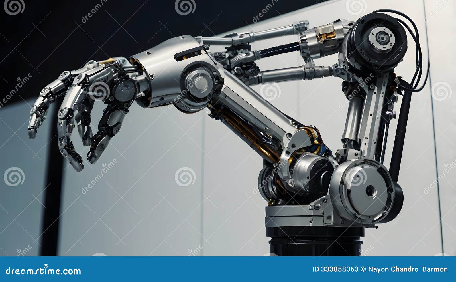 Advanced Robotic Assembly Line With Precision Microscopes In A HighTech ...