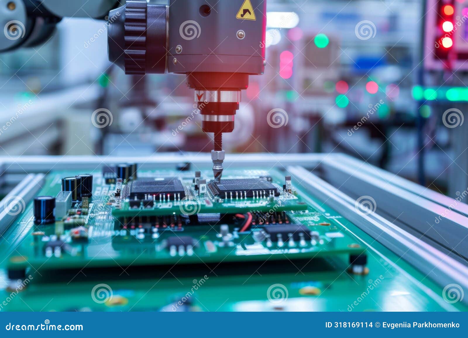 Advanced Robotic Arm Precision Assembly of Electronic Circuit Board ...