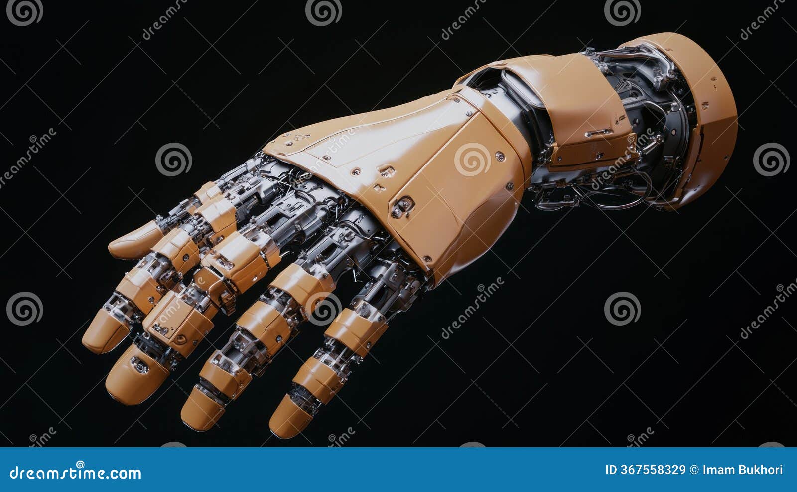 Advanced Robotic Arm In Modern Industrial Facility Royalty-Free Stock ...