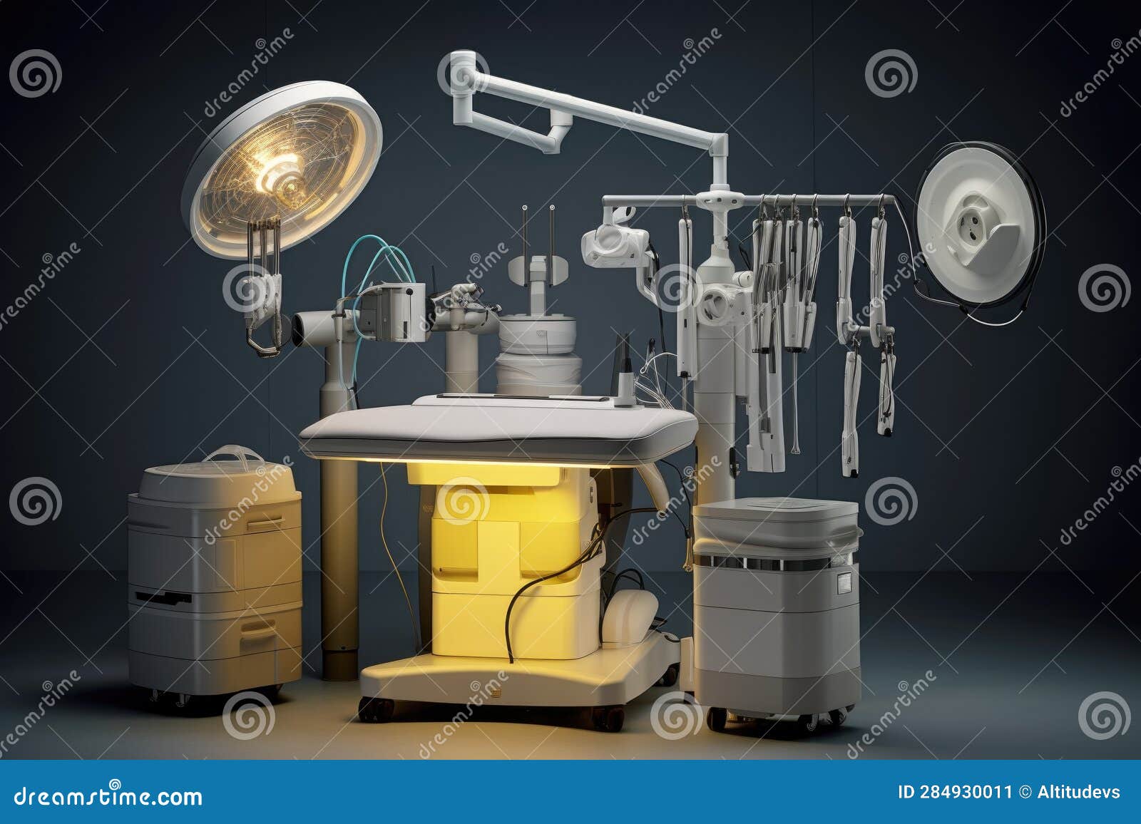 Advanced Robotic Surgical Equipment Stock Image - Image of room ...