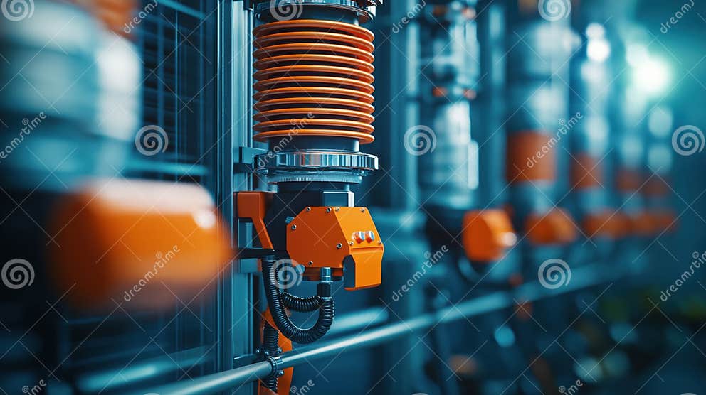 Advanced Robotic Systems for Electricity Grid Management Stock Image ...