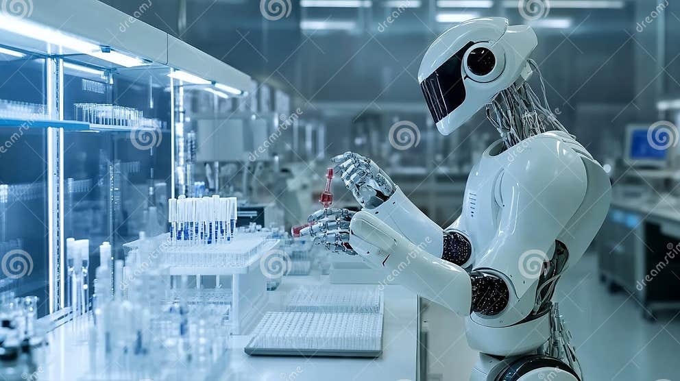 Advanced Robotic Systems in a Sterile Biotechnology Lab Handling ...