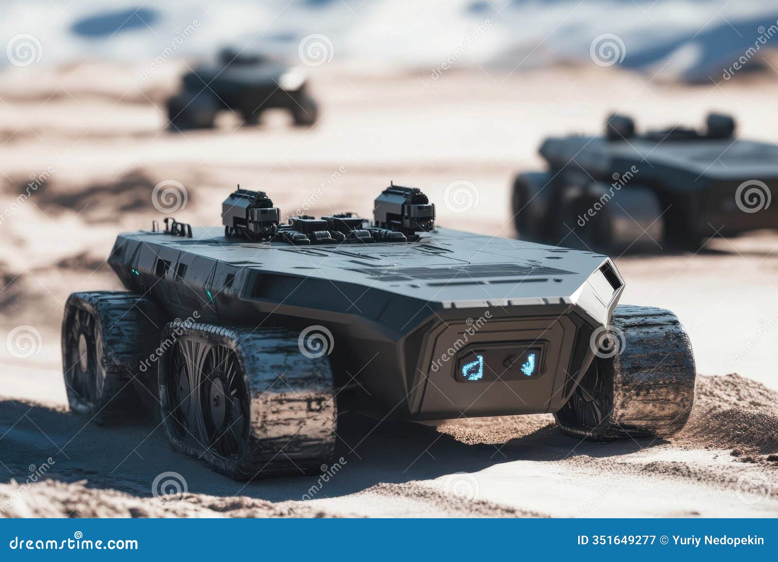 Advanced Robotics Exploring Sandy Terrain at a Remote Location during ...